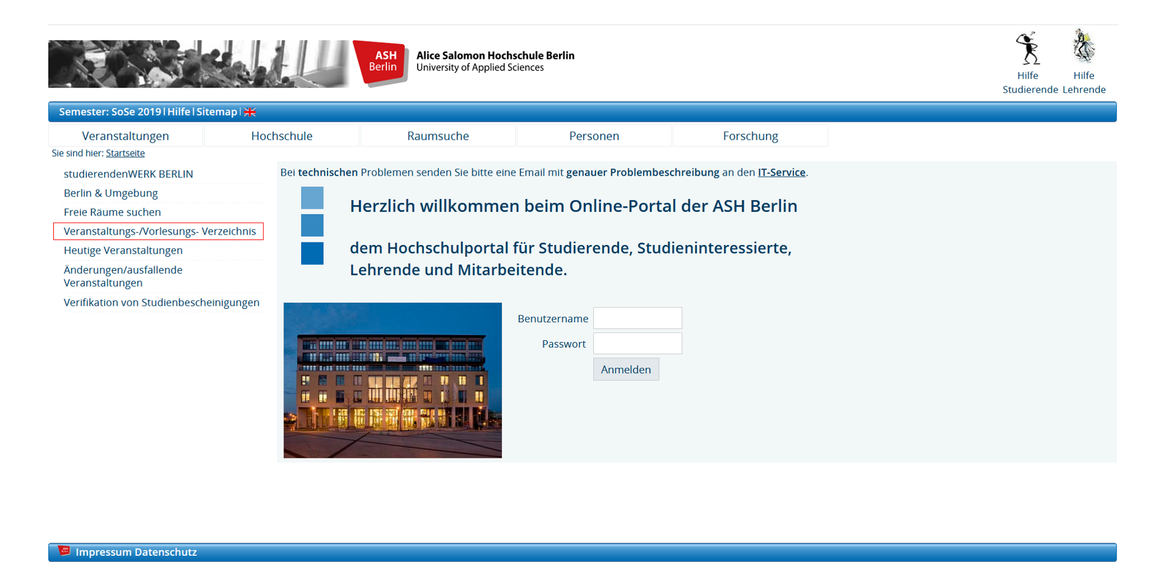 Computerzentrum: Für Studierende | ASH Berlin